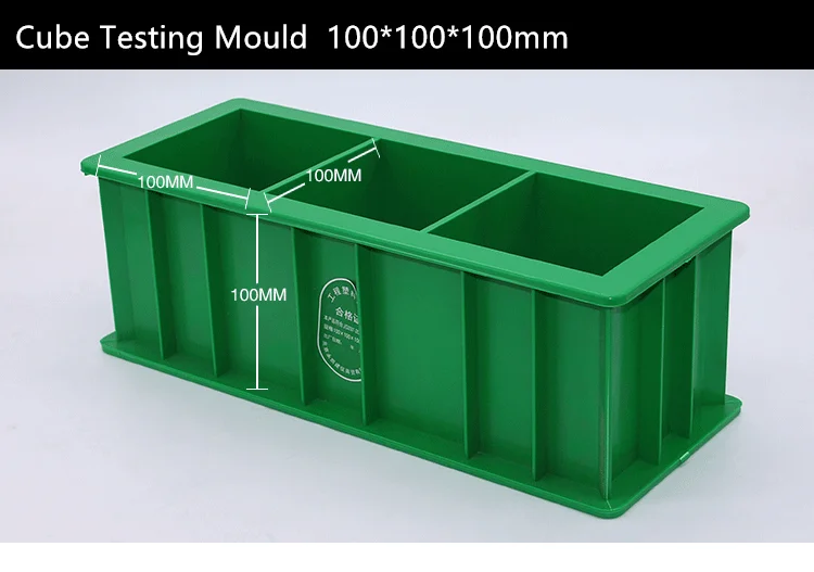 High Quality Plastics Concrete Test 100mm Cube Mould - Buy Concrete ...