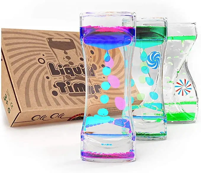 Liquid Motion Timer Toy - Floating Color Lava Lamp Timer