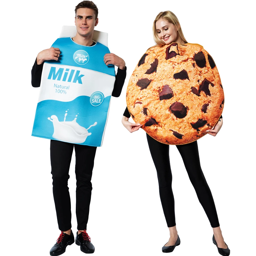 New Carnival Mascot Costumes Milk Cookies Mascots For Adult Men Women ...