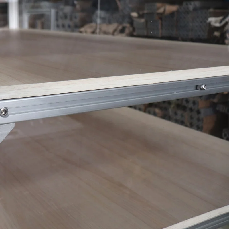 Professional Customise Aluminum Extrusion Profiles Storage Rack with Wheels