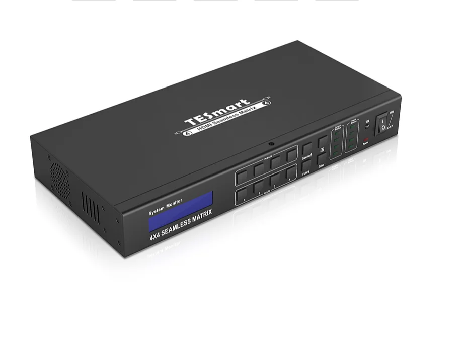 Hdmi Matrix 4x4 Smart Edid Management Hdmi Matrix Switch 4*4 4k@30hz ...