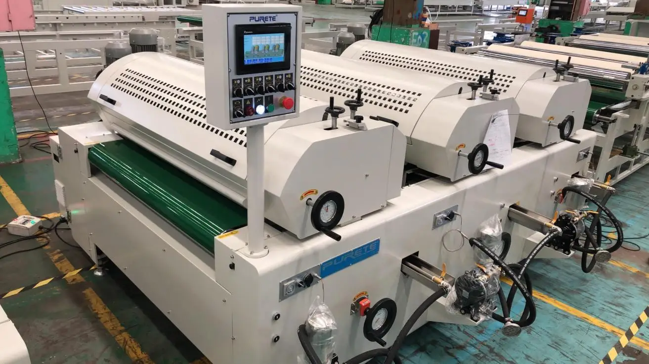 High Gloss Surface Lacquer Curtain Coater Type Machine