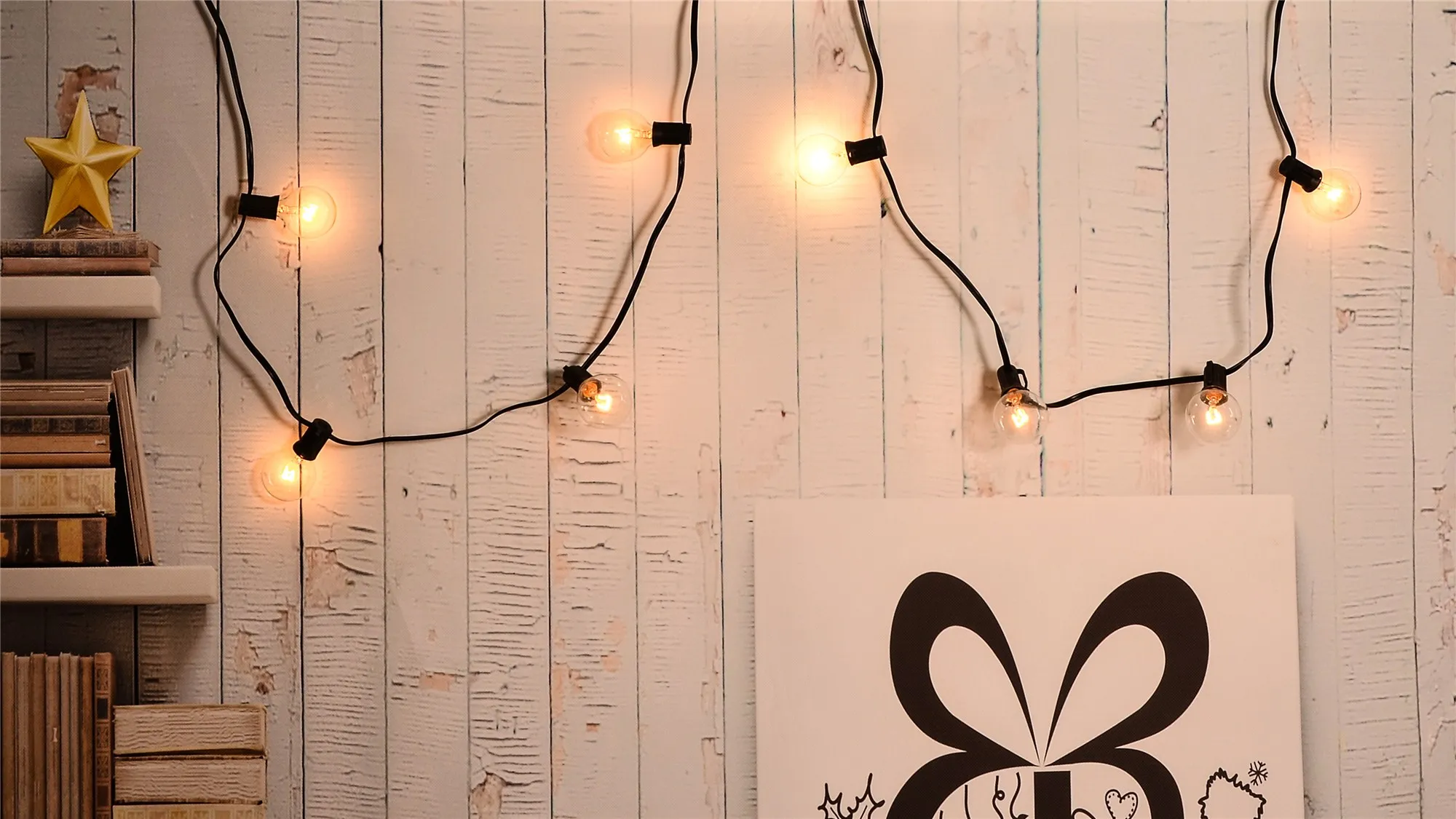 Ul Listed Incandescent Edison G40 Light Hanging Outdoor Patio String ...