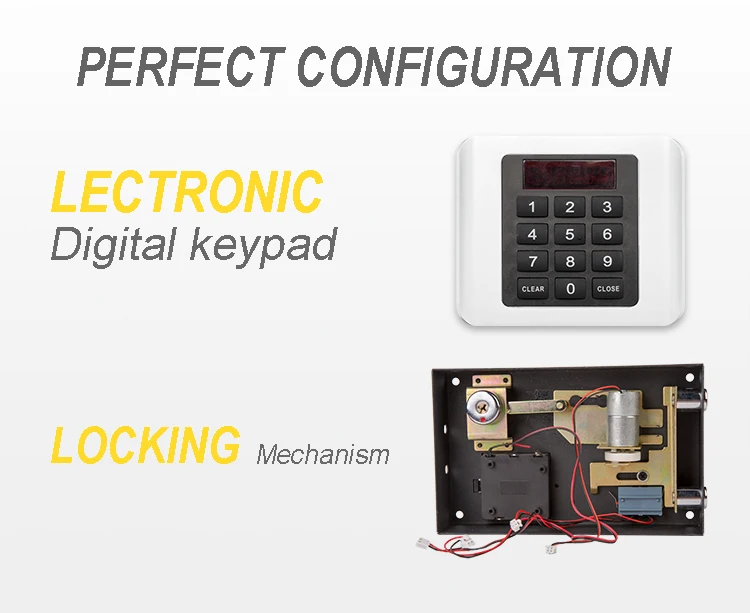 Digital Keyless Programmable Code Combination Lock With Audit Trail For ...