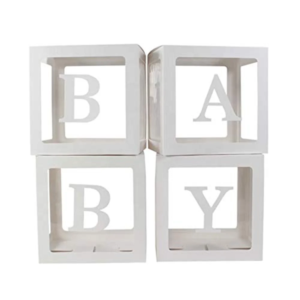 Transparent Box For Baby Shower Decoration White Transparent Boxes ...