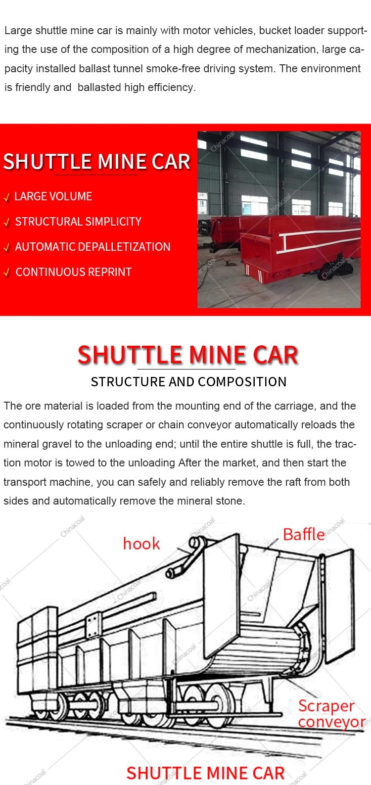 Industrial Use Mining Shuttle Cars For Mining China Coal - Buy ...