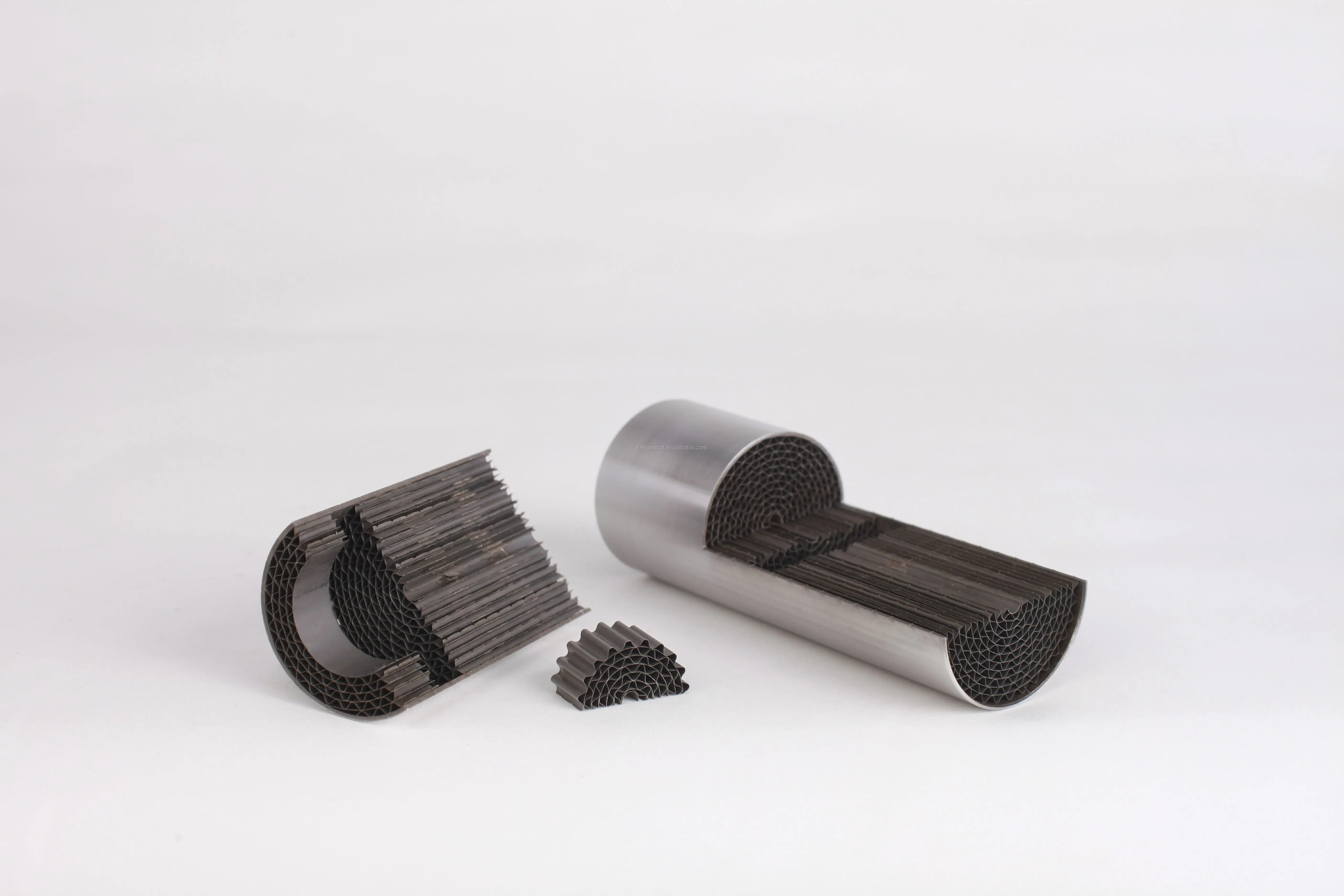 Honeycomb Metal Substrate Monolith Carrier Cars Catalytic Converter For ...