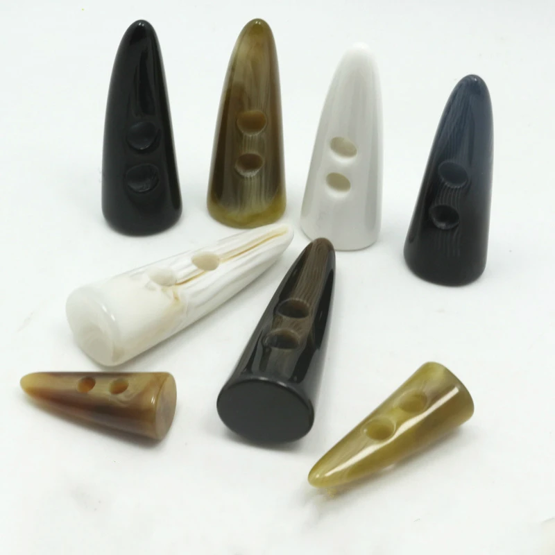 2 Hole Polyester Sewing Resin Toggle Button For Garment - Buy Toggle ...