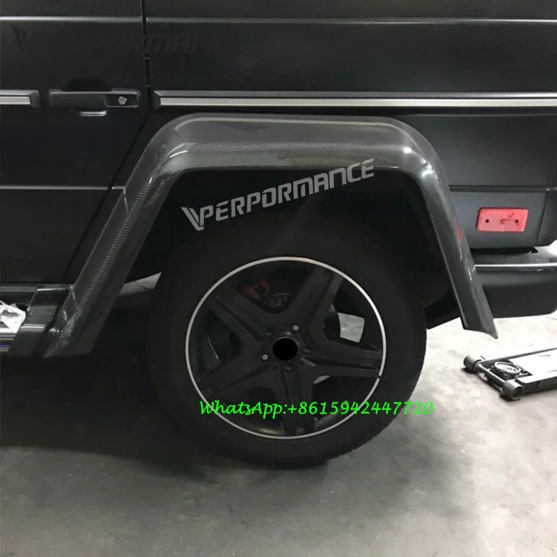 W463 G Class G500 Carbon Fiber Fender Flares 4x4 Style G63 G65 Wide ...