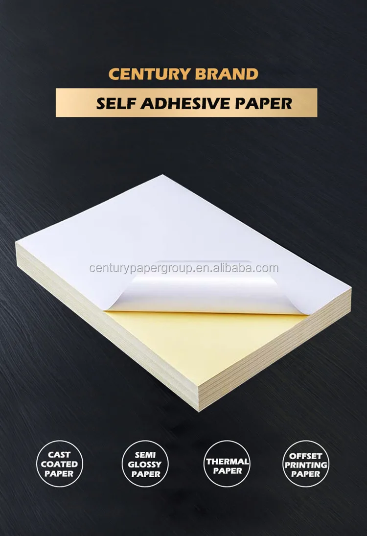 Custom Printable Matt A4 3m White Vinyl Film Logo Stickers Paper On ...