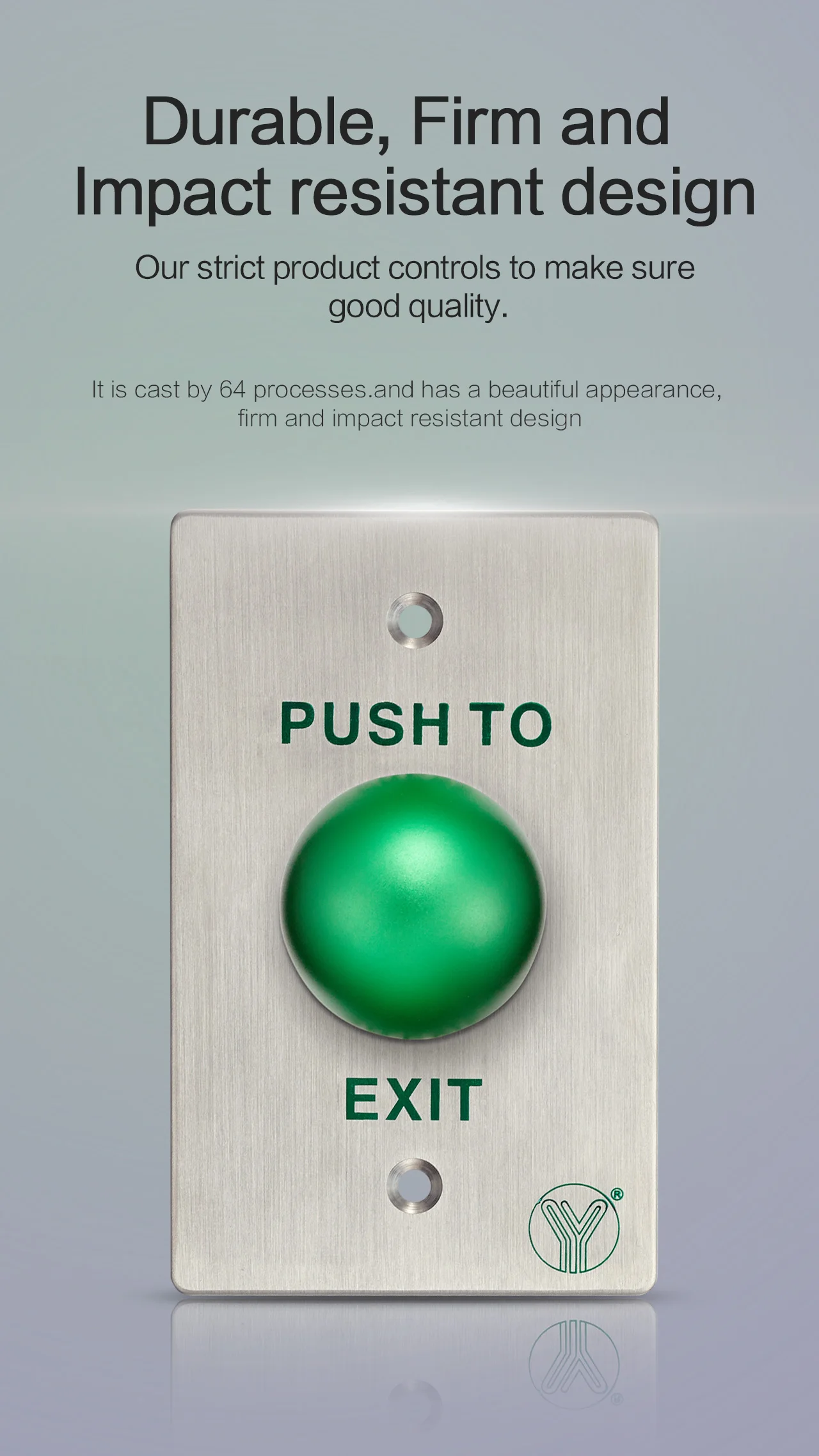 304 Stainless Steel Push Button Switch Pbk-818b - Buy Door Release ...