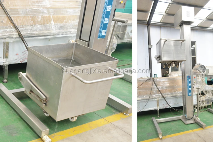 Industrial Meat Lifter Elevator / Large Scale Meat Elevator For Trolley ...
