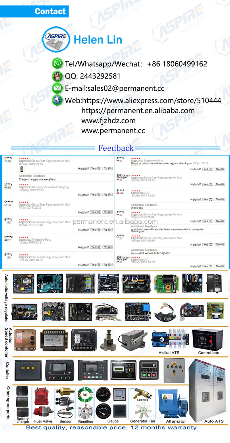 Engine Parts Digital Controller Electronic Control Module Olympian Power Wizard 1.1 For Diesel ...