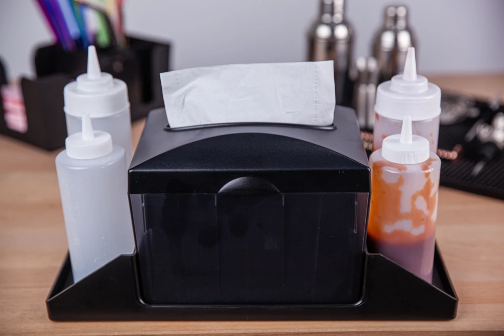 High Quality Tabletop Fullfold Interfold Napkin Dispenser