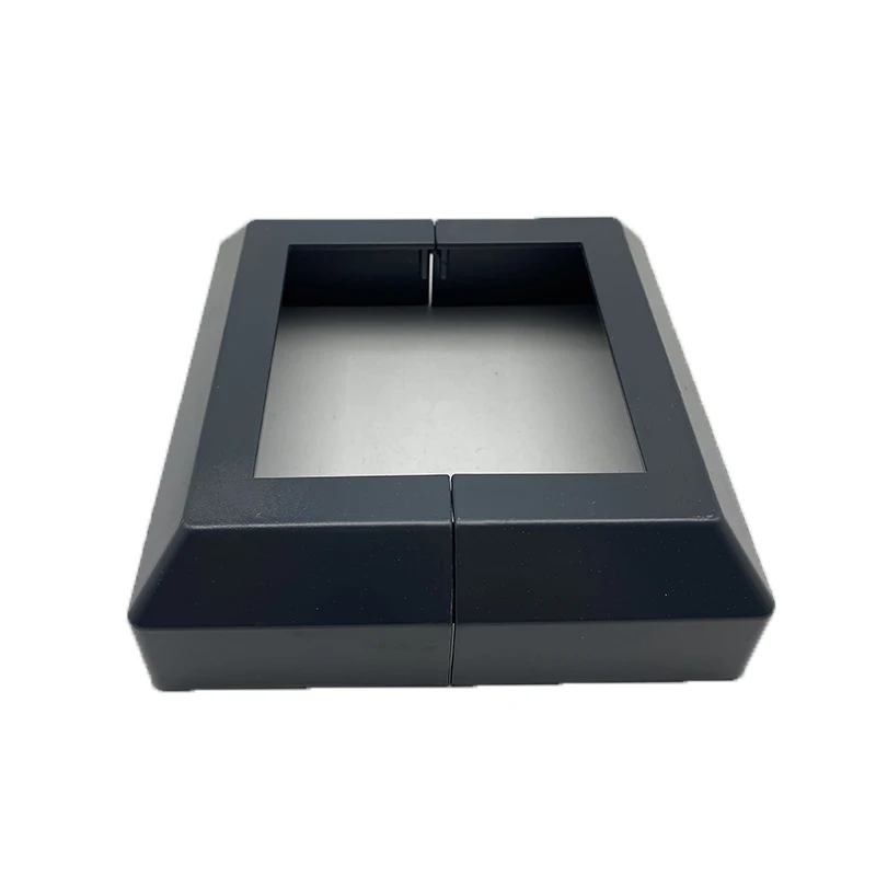 Celia 4 Inch Black Aluminum Post Base Plate Cover Post Shoes For 4 Inch ...