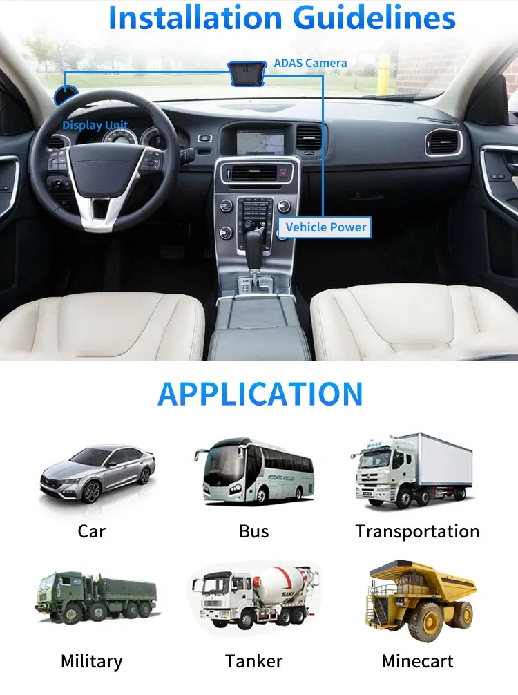 Caredrive Smart ADAS System - Advanced Safety Features