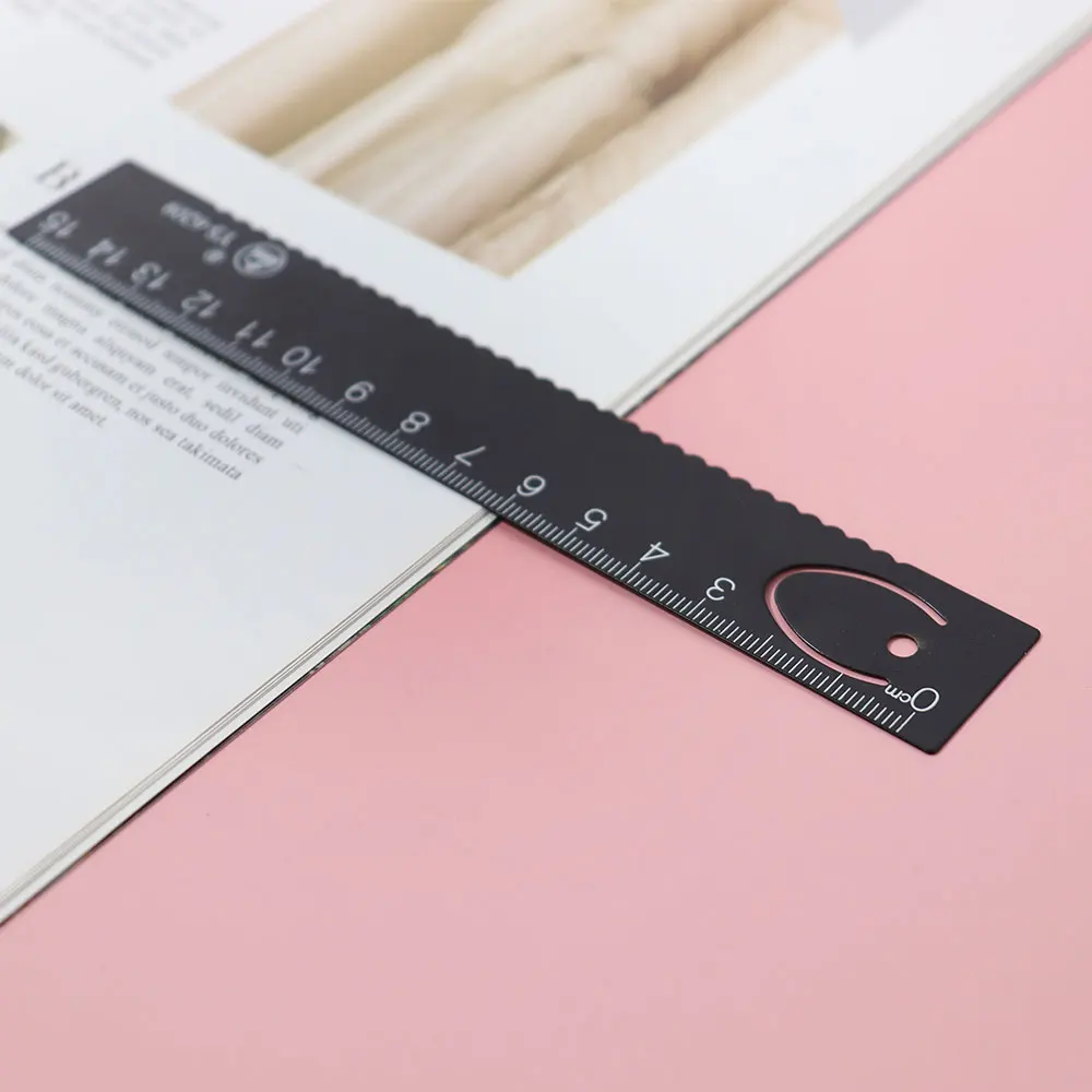 Office&school Supplies Kids Metal Rulers Set Students Geometric Math ...