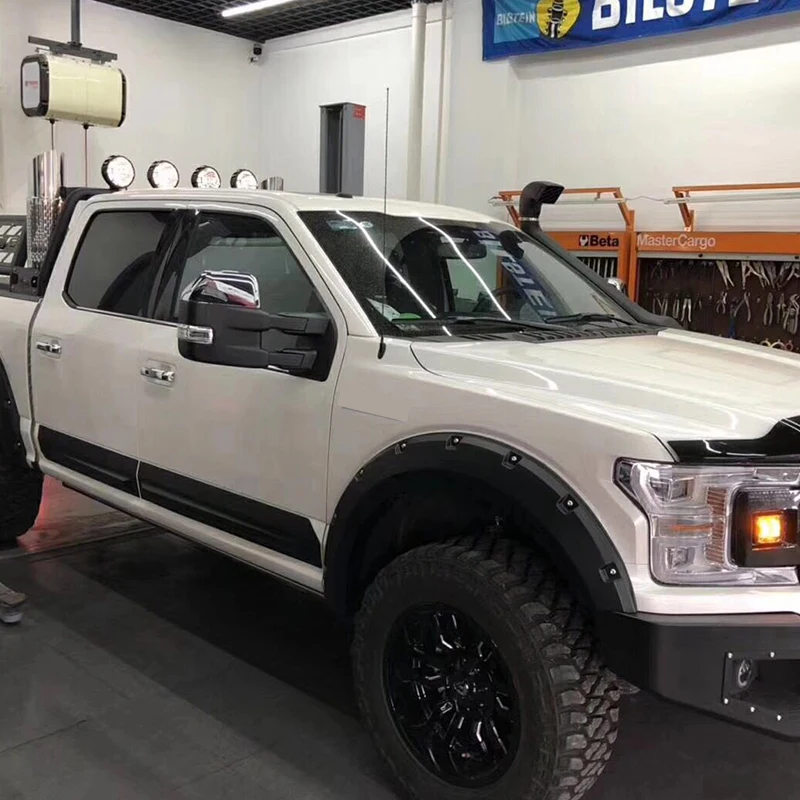 Abs Black 2019 Off Road Fender Flares Car Fender Fit For Ford F150 2018 ...