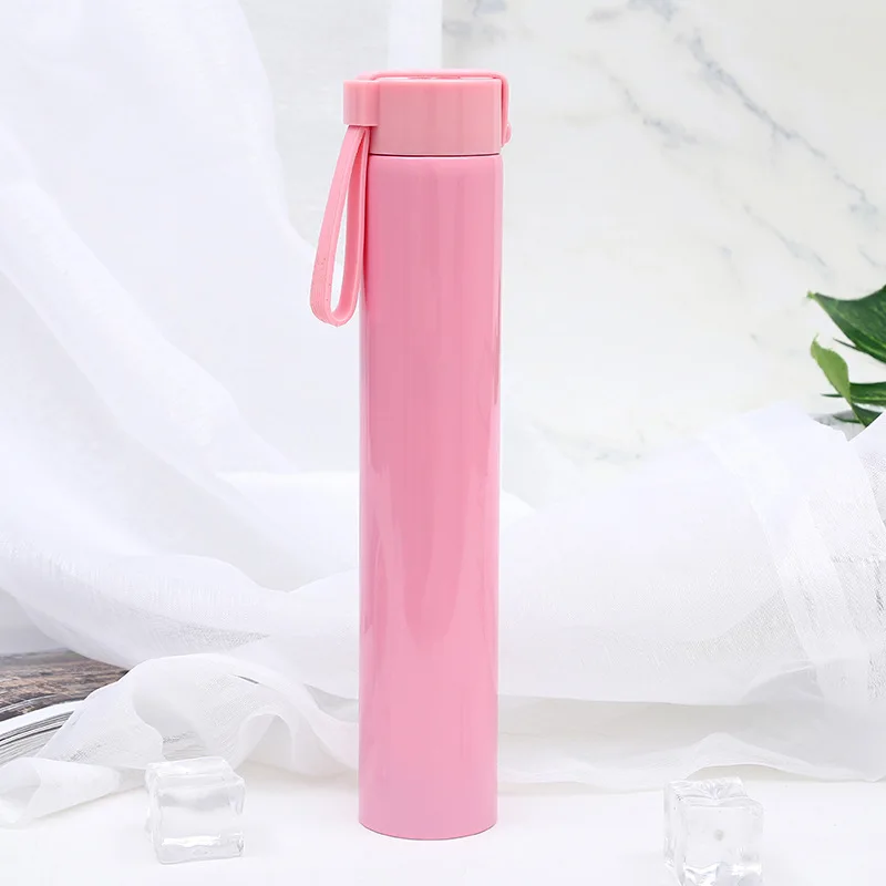 280ml Double Wall Slim Thin Thermos Tumbler Cups Stainless Steel Vacuum ...
