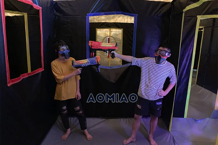 PVC Inflatable Laser Tag Maze - Fun & Customizable