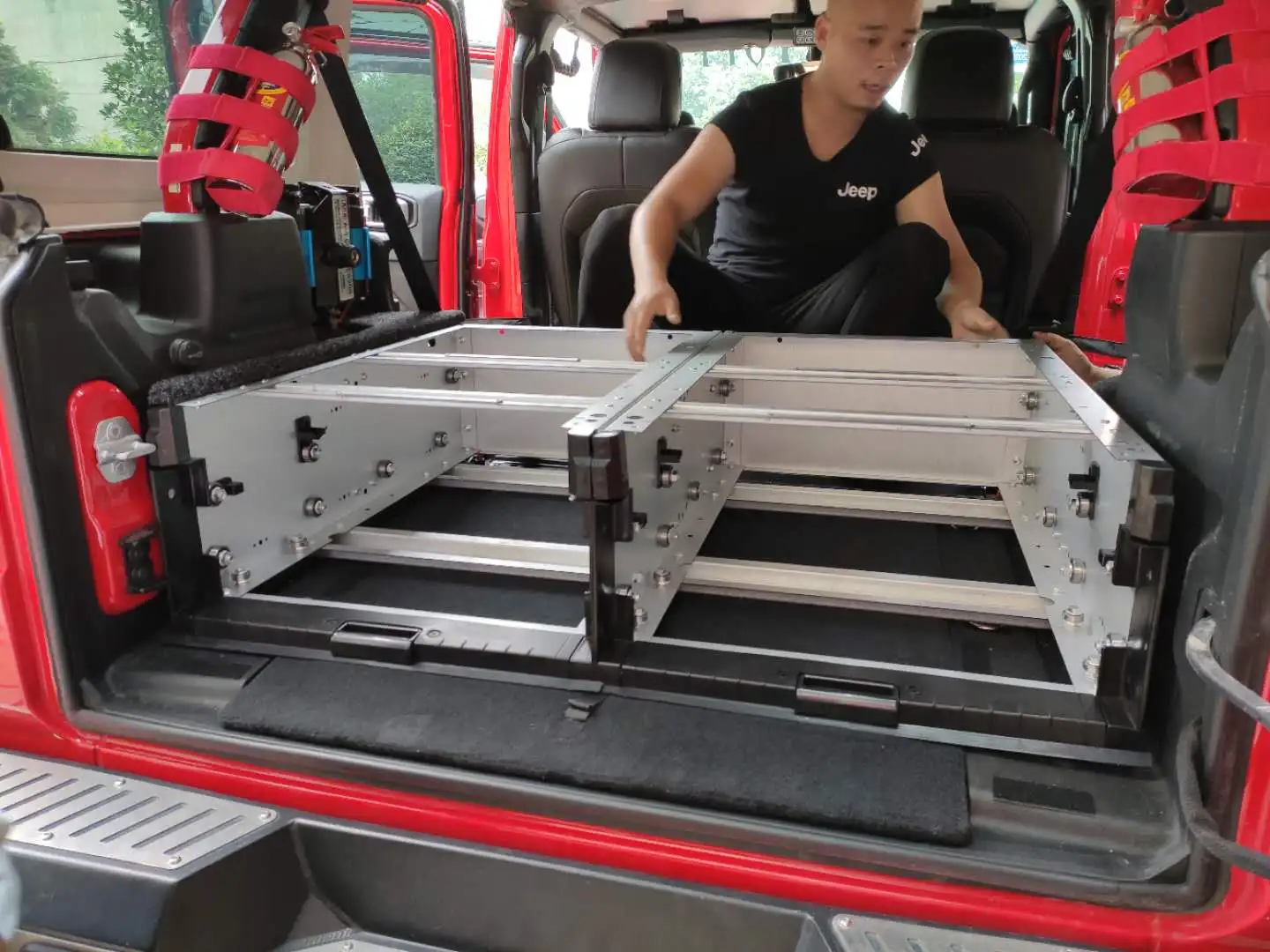 4x4 Vehicle Drawer System Cargo Pull Out Drawer Lock,4x4 Car Cargo ...