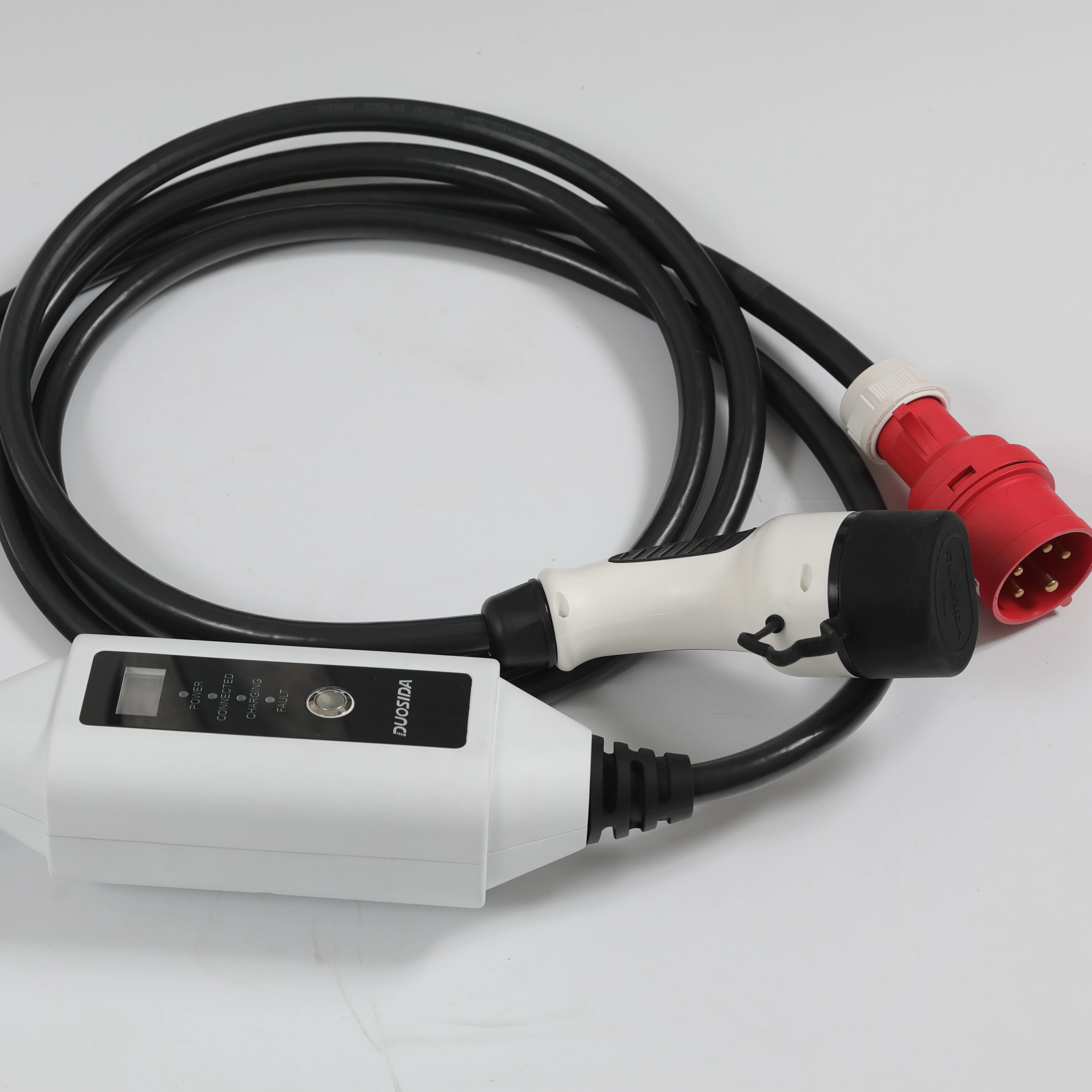 22kw 3phase Portable Fast Ev Charger With 32amp Red Cee 400v Ev Charger ...