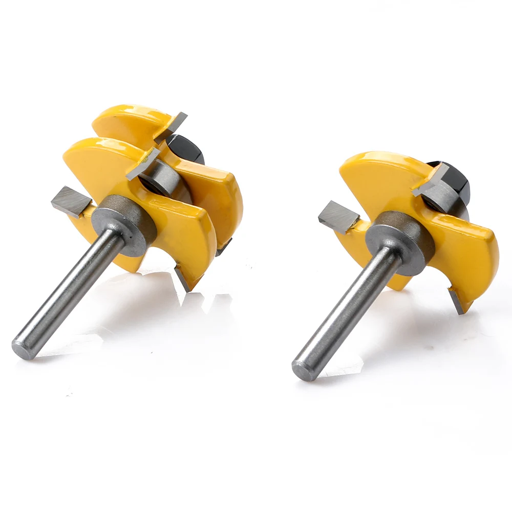 2 Pc 6.35mm Shank Chất Lượng Cao Lưỡi & Rãnh Lắp Ráp Bit Set Công Cụ C ...