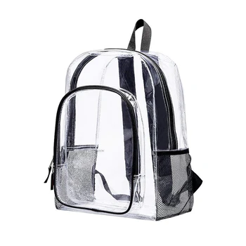 Kids Clear Mini Backpack Plastic Bag School Boys Waterproof Travel ...