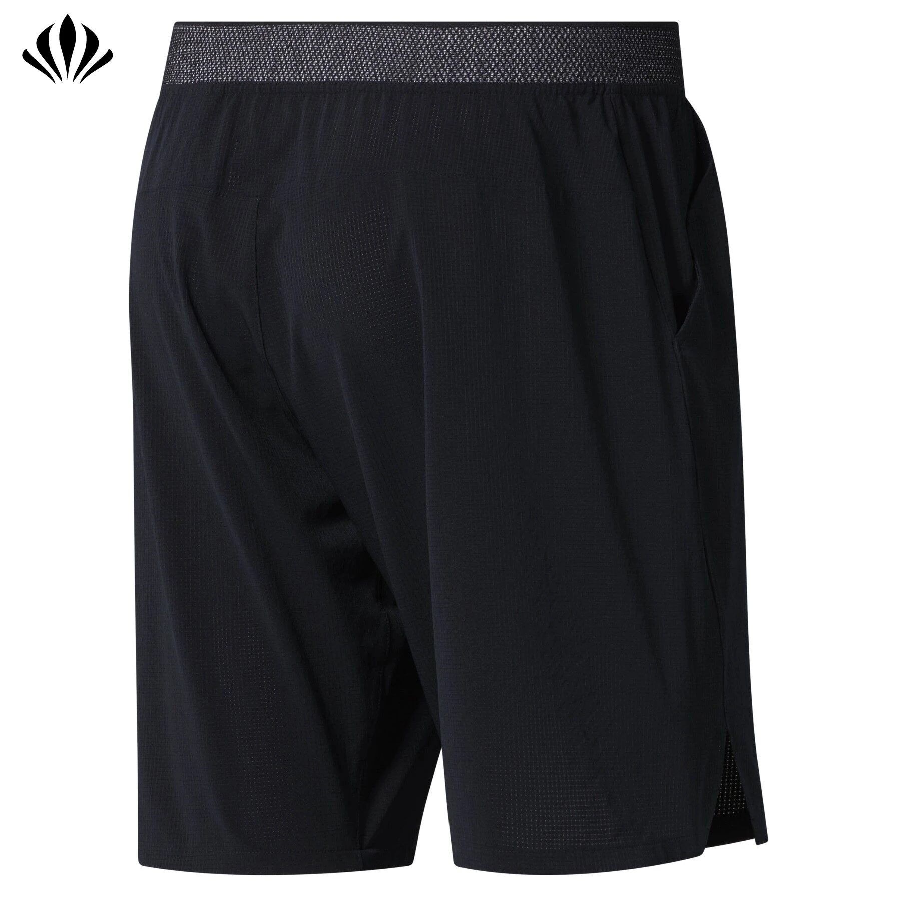 Wholesale Custom Training and Running Shorts Men Knit Waistband Cross ...