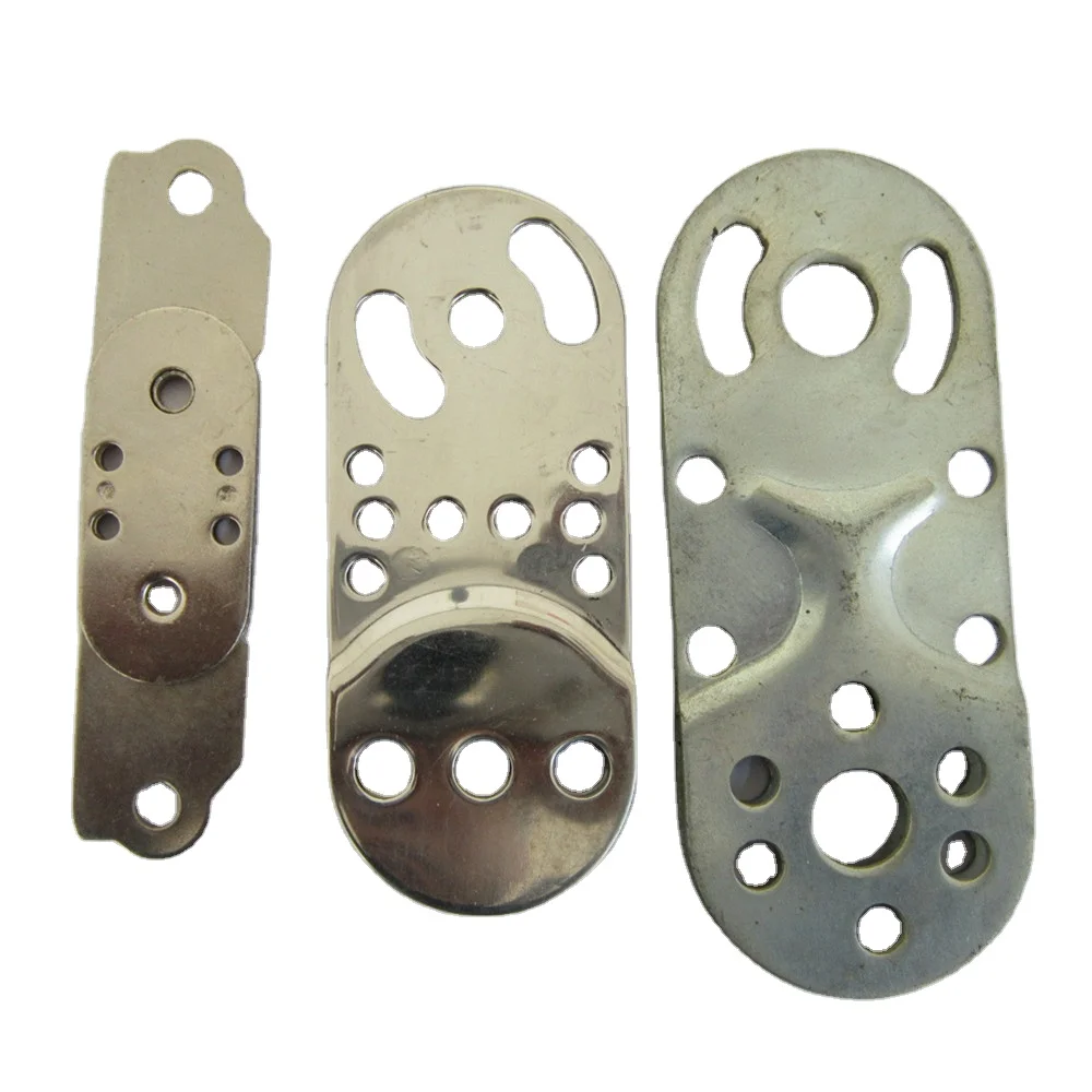 Durable Metal Door Lock Strike Cover Plate - Customizable