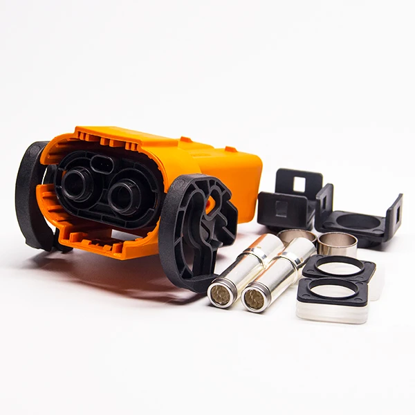 200a High Voltage Connector Waterproof 2 Pin Of 8mm Socket With Busbar ...