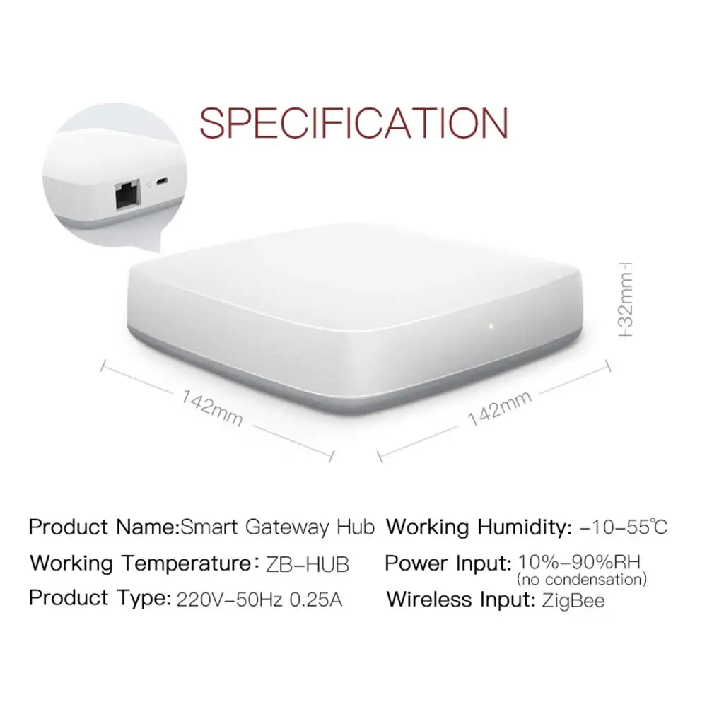 Tuya Smart Zigbee LAN Gateway Hub for Multi-Mode Control