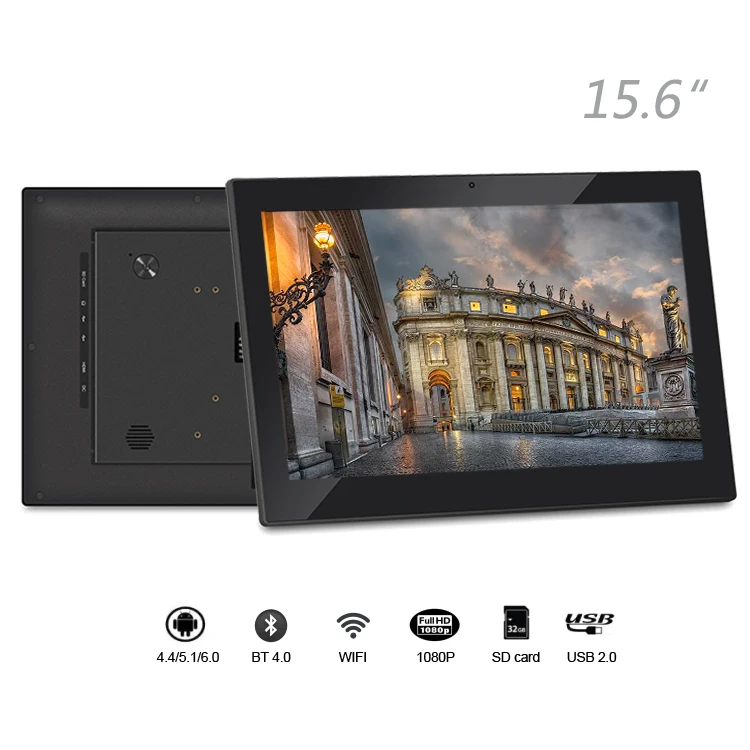 2020 Yc-1561t 15 Inch Advertising Screen Tablet With Lan,3 Usb Host,Sd ...