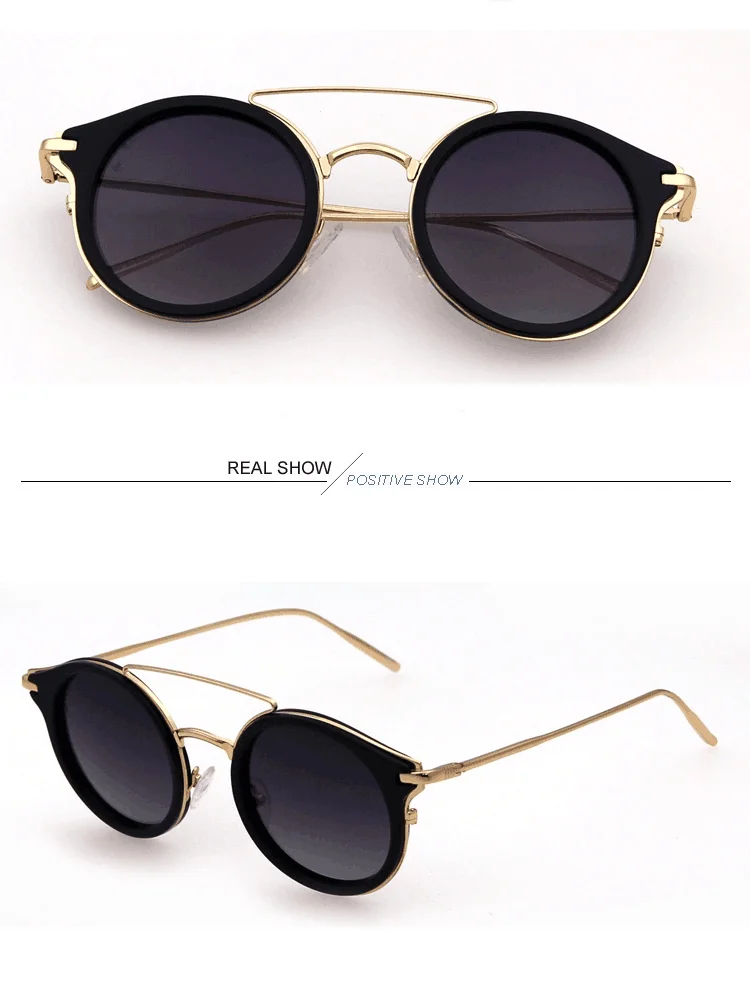 Italy Design Ce Uv Lenses Metal Acetate Fashion Style Uv400 Sunglasses ...