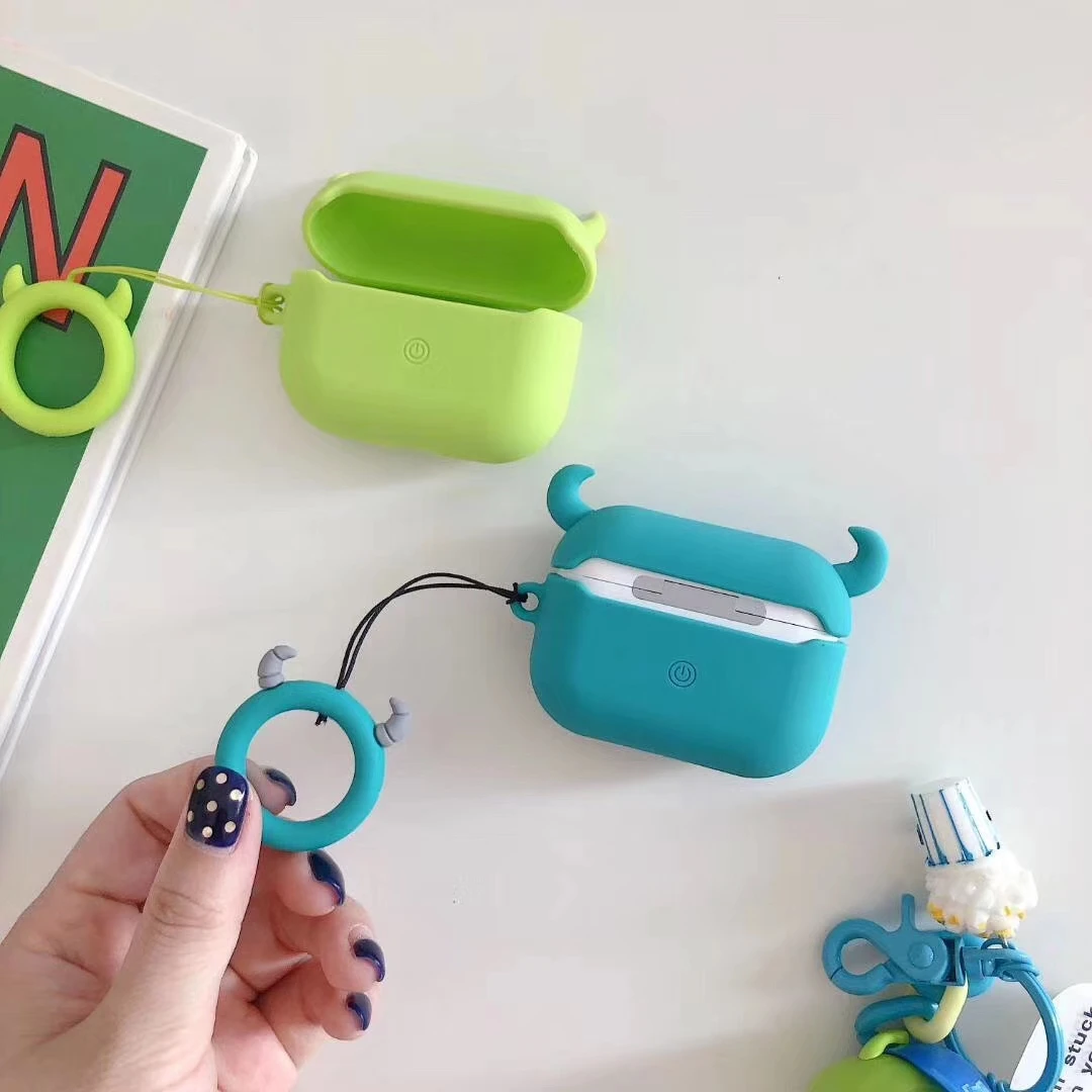 Soft Silicone 3d Cute Character Animal Case For Airpod Pro Cover - Buy ...