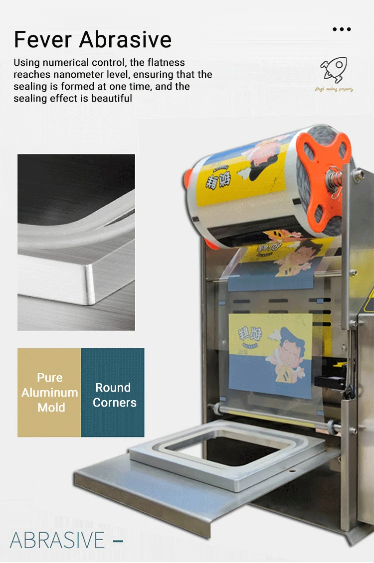 Automatic Commercial Tabletop Ready Meal Food Tray Packaging Sealer ...