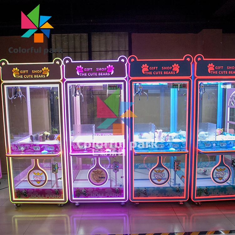 Colorful Park Claw Machines Game - Fun for All Ages