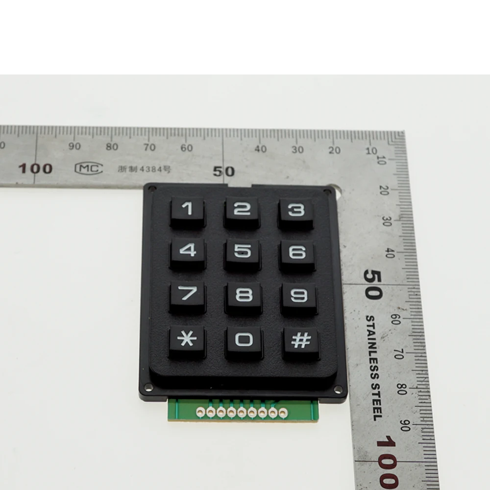 Okystar OEM/ODM 12 Plastic Keys Switch 3X4 Matrix Keyboard