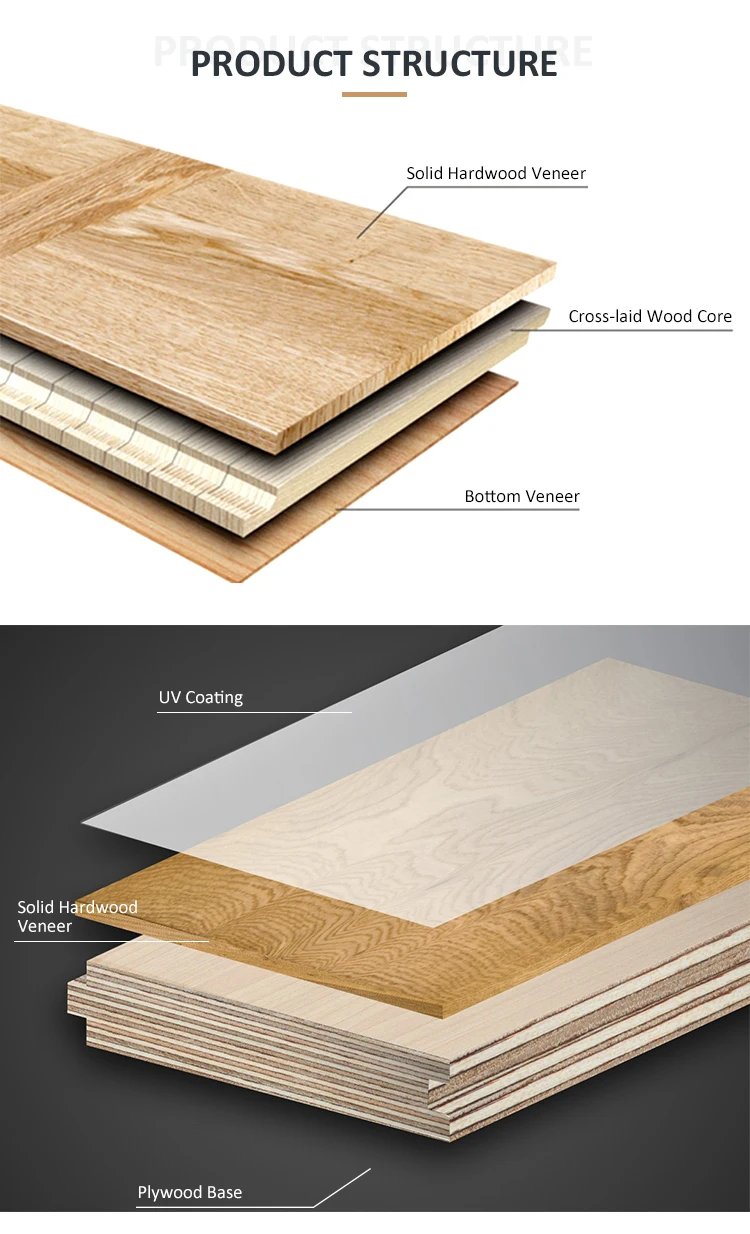 Handscraped Smoked Silver Gray Prefinished Engineered Timber Hardwood ...