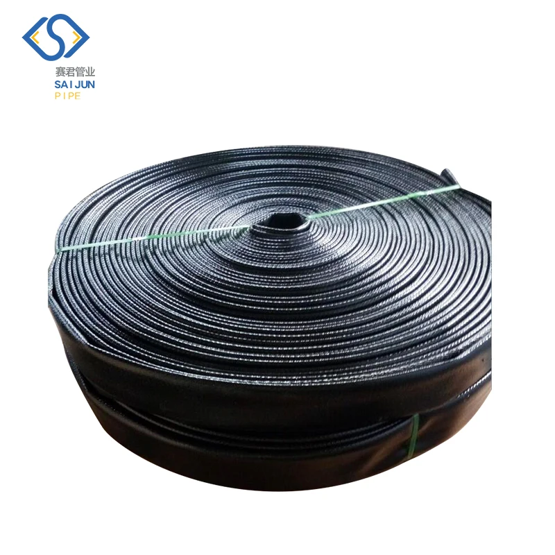 Rubber 6 Inch Pvc Lay Flat Hose For Water Discharge - Buy Pvc Lay Flat ...