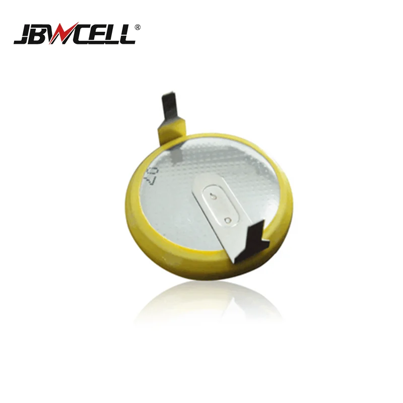 CR2016 Battery with Solder SMT Pins Tabs Cr2026 Lithium Battery