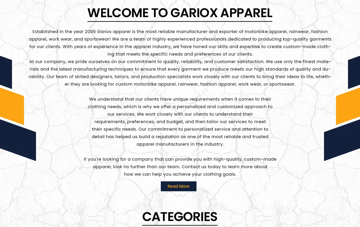 GARIOX APPAREL - Motorbike Gear, Motorbike Fashion Clothing