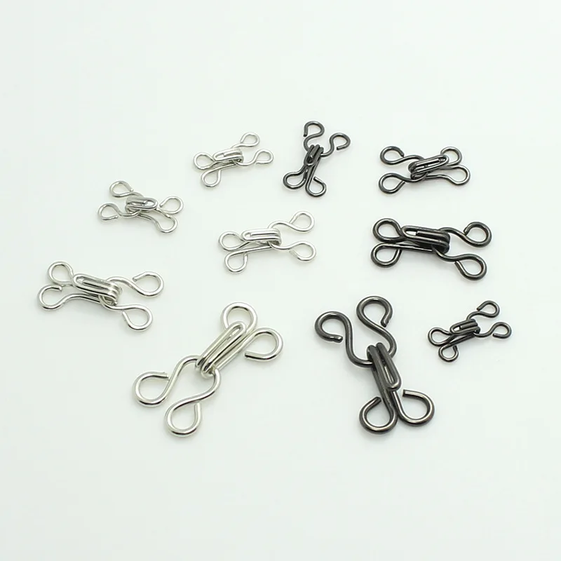 New Style Garment Metal Hook And Eyes For Jeans Dresses - Buy Hook And ...