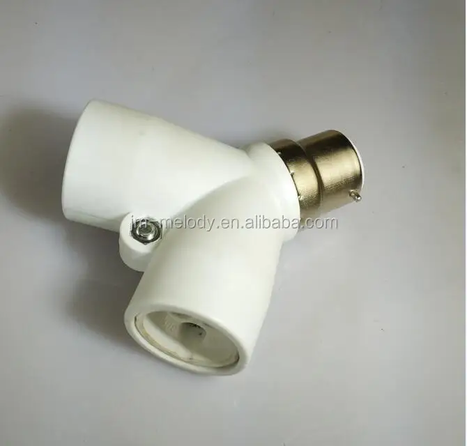 B22 to 2*B22 Splitter Adapter - Melody Lampholder Converter