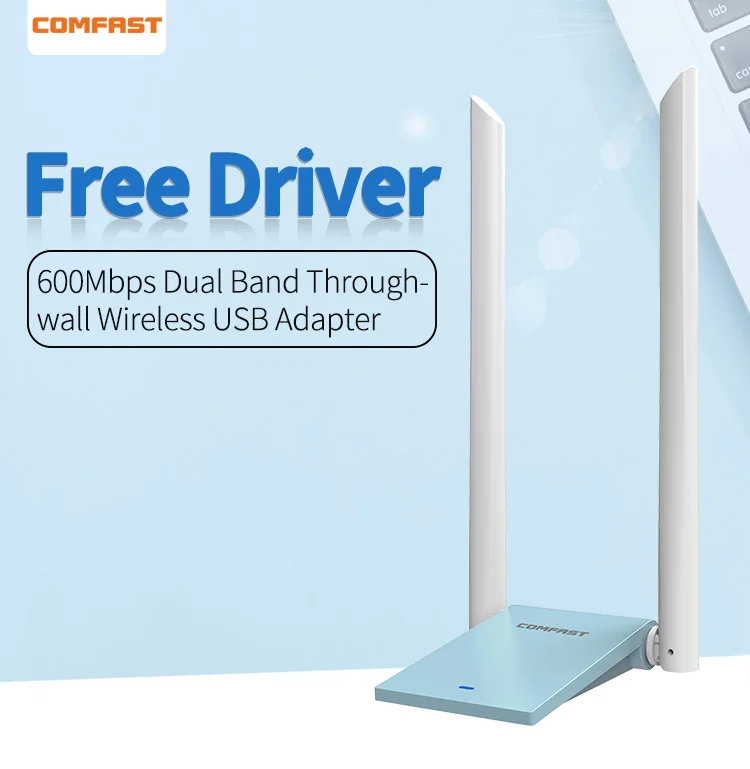 Comfast CF-781A High Speed AC600 Free Driver USB Mini Wifi Adapter with ...