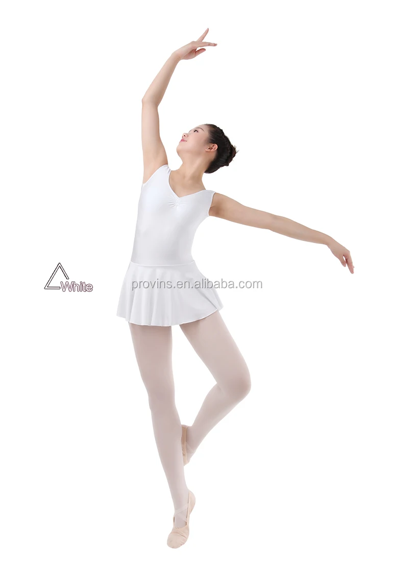 Wholesale Training Dancewear - White Ballet Leotards for Girls