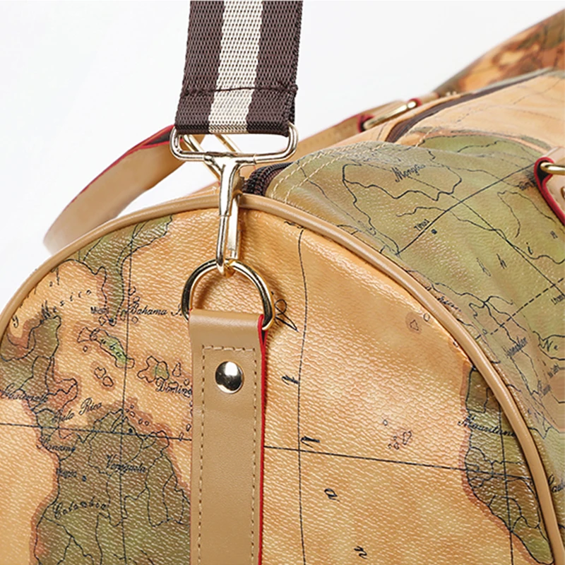 World Map Tote Bag - Luxury Handbag for Women & Men