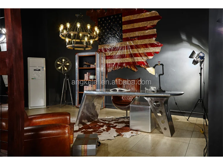 Restoration Hardware Aviator Desk - Handmade Aviation Furniture