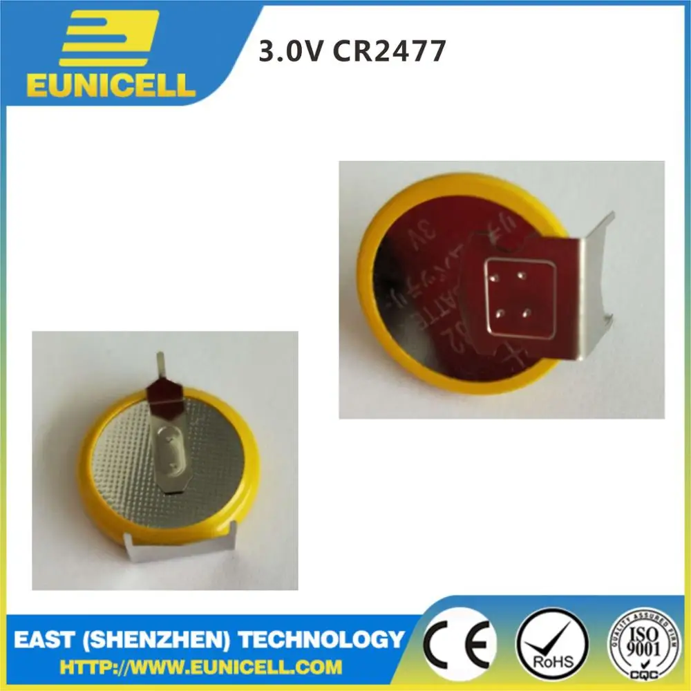 High Performance CR2477 Battery - 3V, 1050mah Capacity