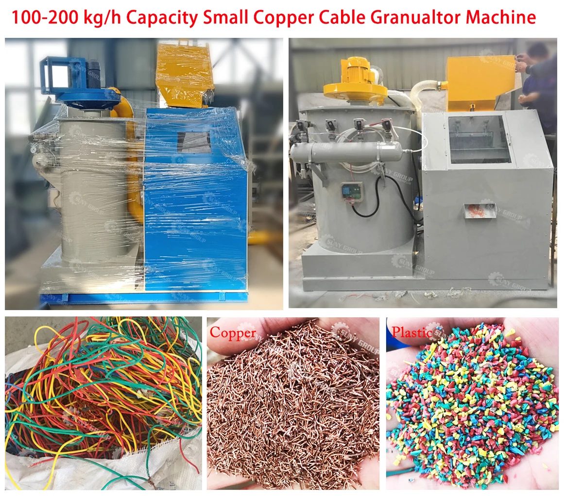Small-scale Scrap Wire Crusher Copper Cable Granulator Machine - Buy ...